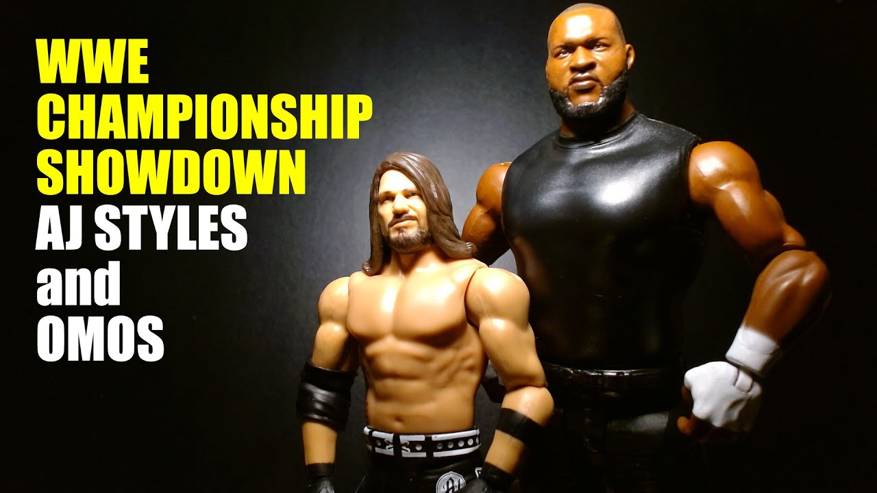 AJ Styles & Omos WWE Championship Showdown Mattel Basic Core Action ...