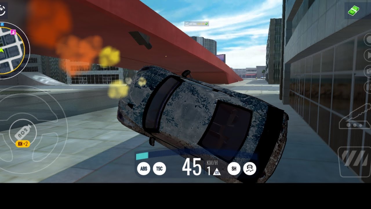 Car Crash Simulator Crazy Games | In Handi Car Games Wait For End # ...