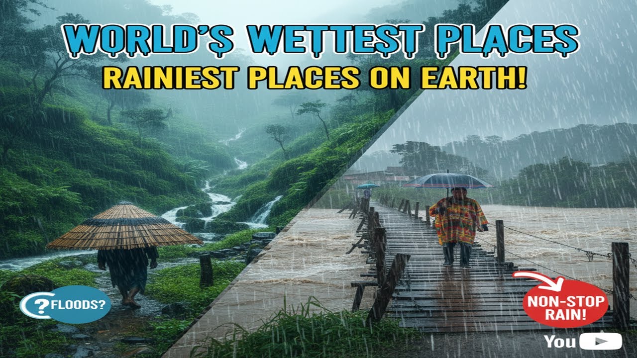 Why It NEVER Stops Raining Here! 🌧️ (Wettest Places on Earth) - YouTube