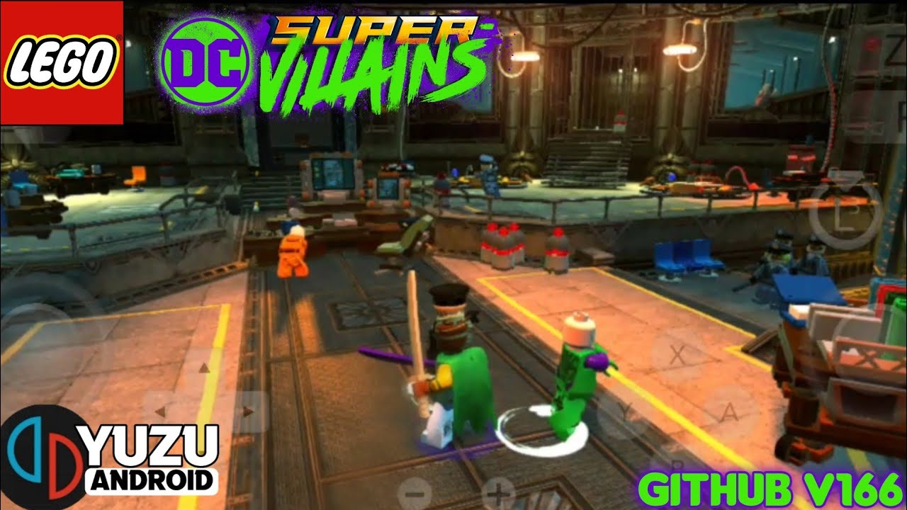 Lego DC Super-Villains Yuzu Android NCE GitHub v166 Snapdragon 778G Settings - YouTube