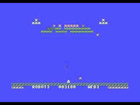 Spiders - Commodore 64 C64 game gameplay - YouTube