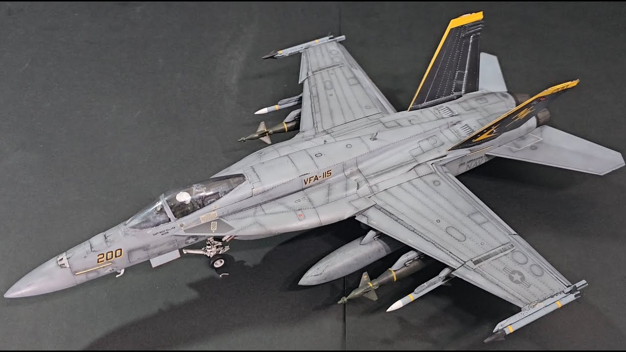 Building the 1/48 F/A-18E Super Hornet - YouTube
