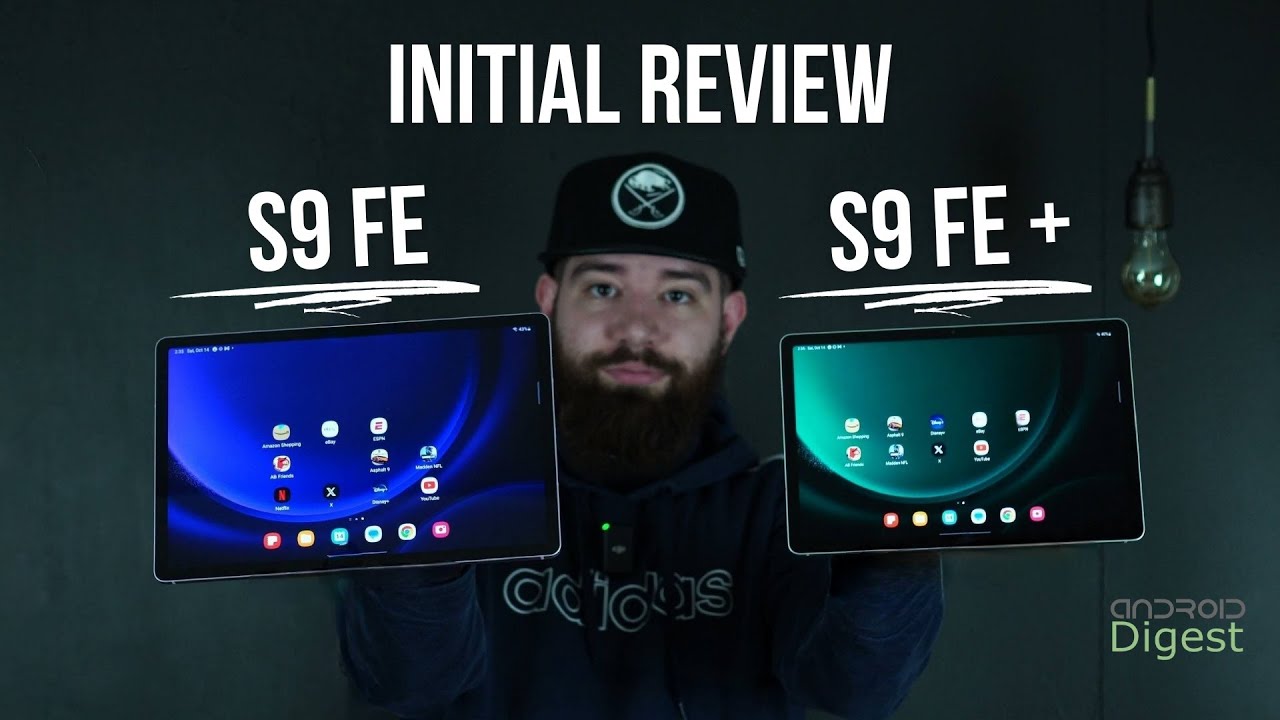 Samsung Galaxy Tab S9 FE and S9 FE Plus: My Initial Review - YouTube