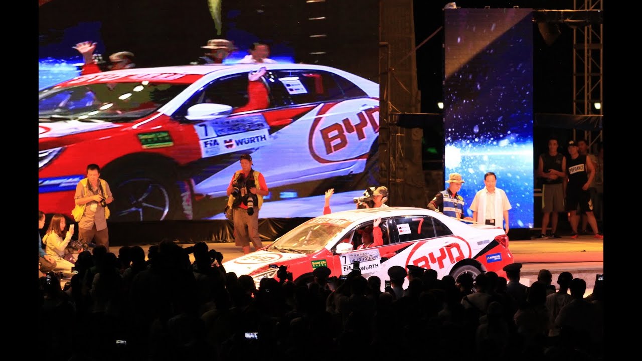 APRC16 - China Rally - BYD Hybrid driven by Mike Young - YouTube