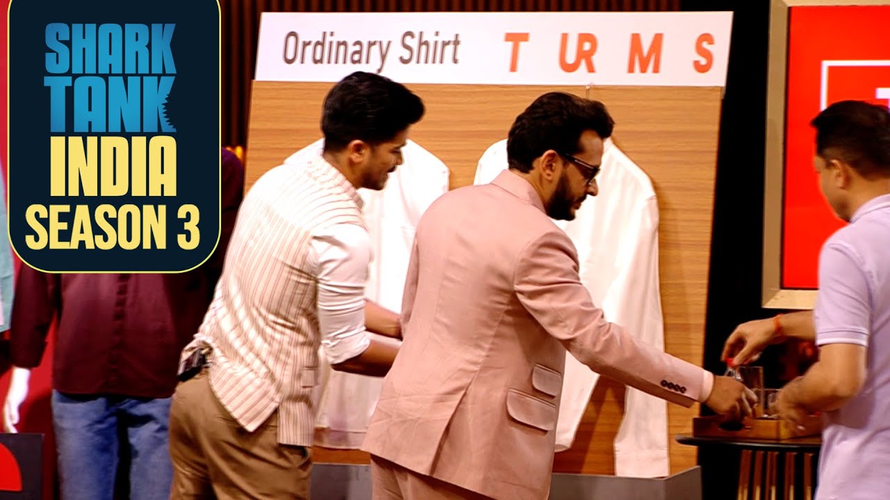 Aman & Azhar ने ‘Turms’ की Shirt में डाला Cold Drink | Shark Tank India ...