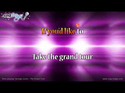 George Jones The Grand Tour Karaoke Version Instrumental - YouTube