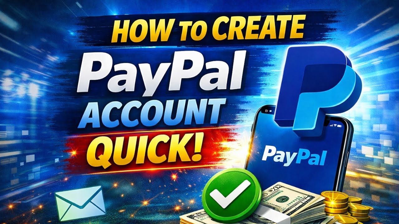 How to Create PayPal Account FAST | Step by Step Guide 2026 - YouTube