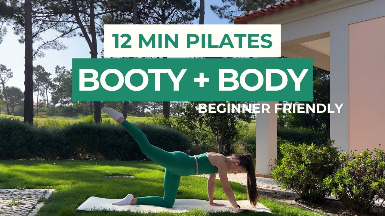 12 MIN Pilates - Lift Your Booty & Sculpt Your Whole Body | Beginner ...
