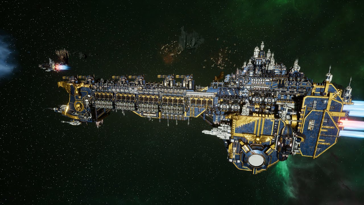 Ultramarines vs Chaos - Skalgrim Mod - 4K Quality - Battlefleet Gothic ...