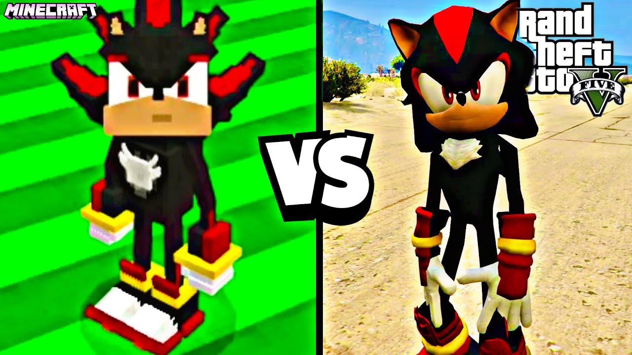 Minecraft Shadow vs GTA 5 Shadow - Who is cooler? - YouTube