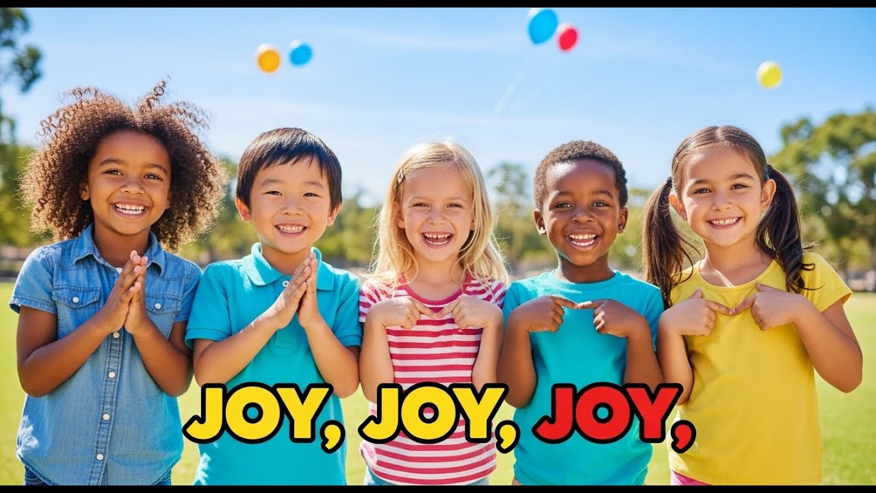 I Have Got Joy Joy Joy Down In My Heart | Fun 3D Animated Kids Song ...
