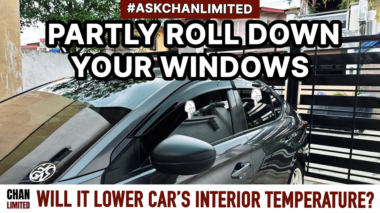 Is it better to leave car windows PARTIALLY OPEN on a hot day? - YouTube