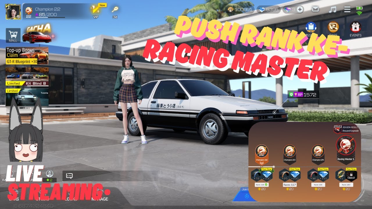 REAL PUSH RANK INI LEE!!! - YouTube