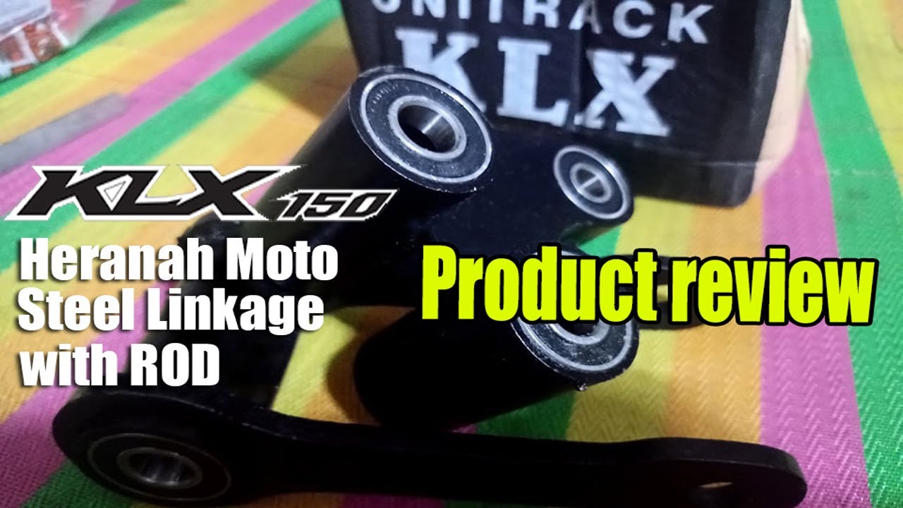 Klx150L S D-Tracker Steel linkage product review - YouTube