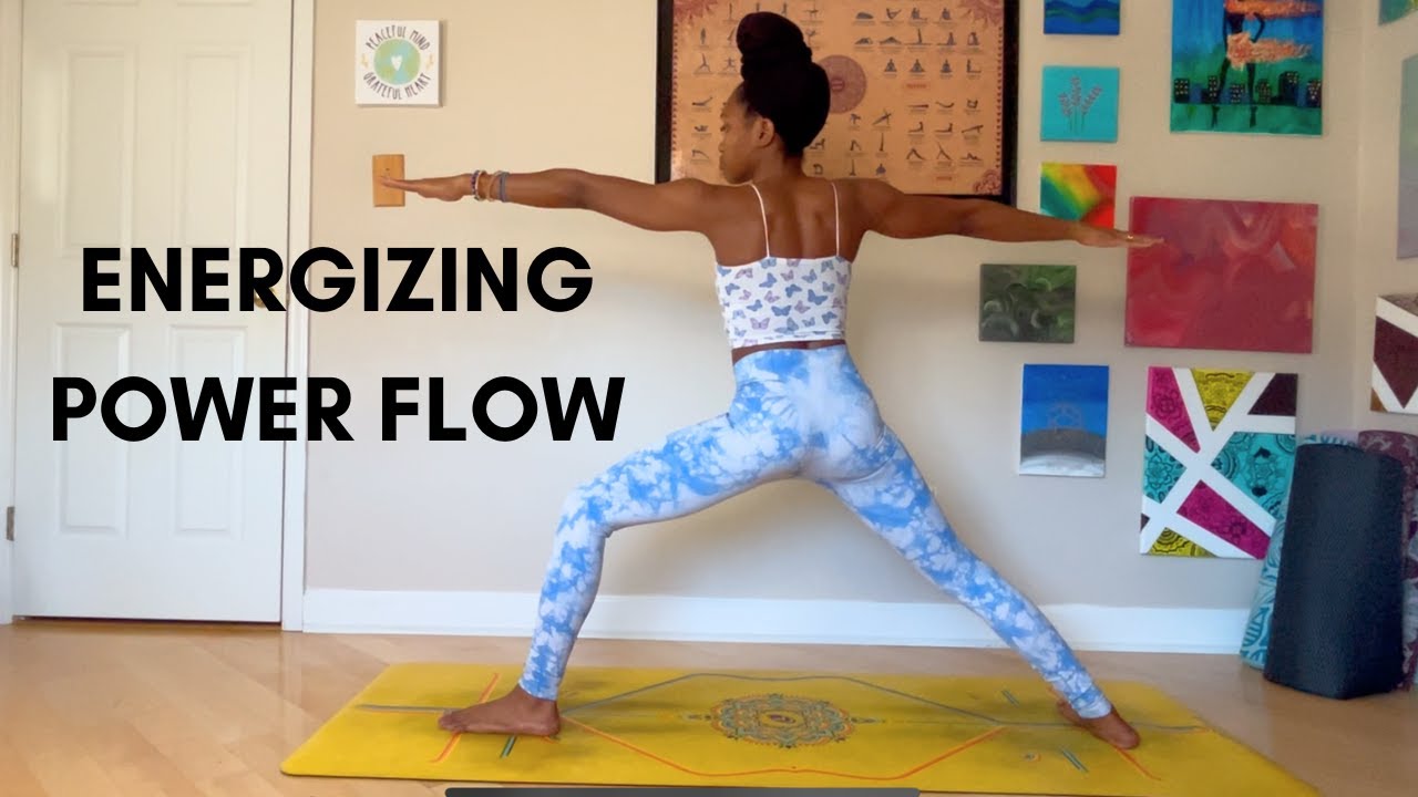ENERGIZING POWER FLOW | 21 MINUTE YOGA FLOW | ZEN BEND YOGA | WINTER ...