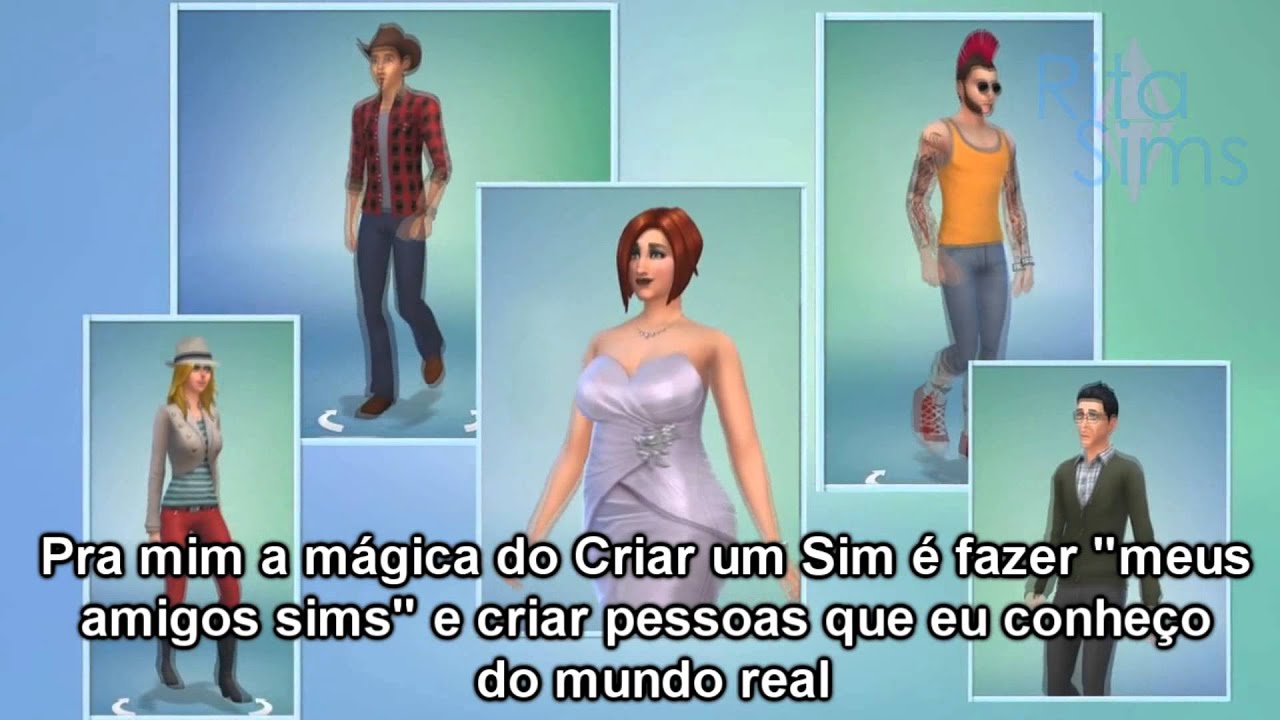 The Sims 4: Create A Sim Official Gameplay Trailer - Legendado PT-BR ...
