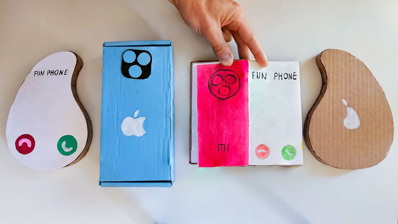 iPear cardboard incoming call vs iphone 16 - YouTube