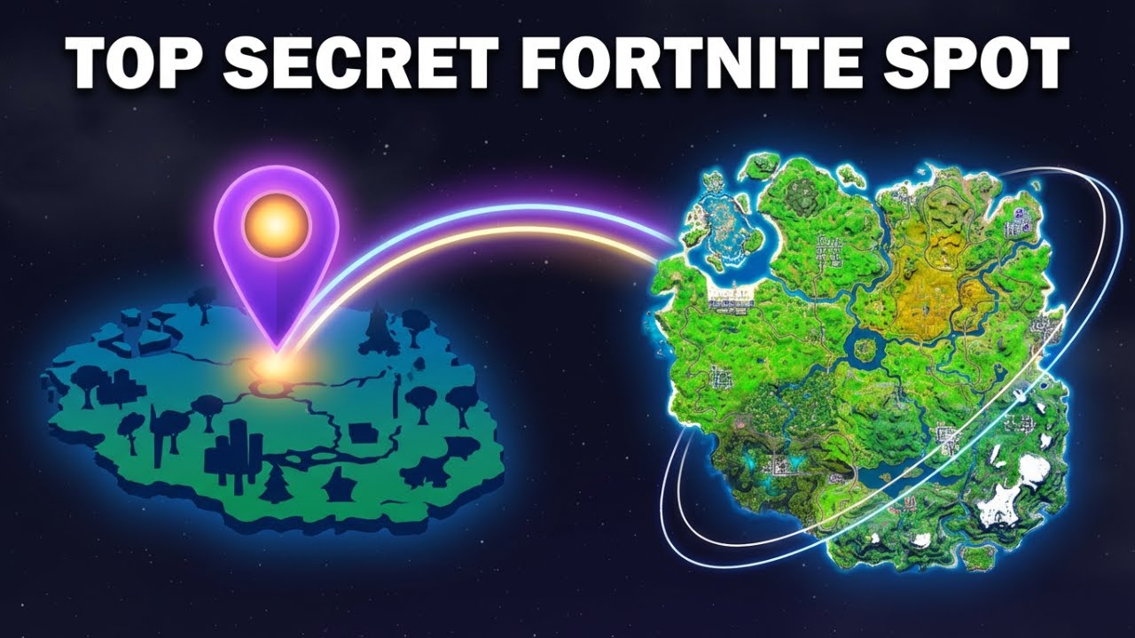 We found a secret spot in Fortnite - YouTube