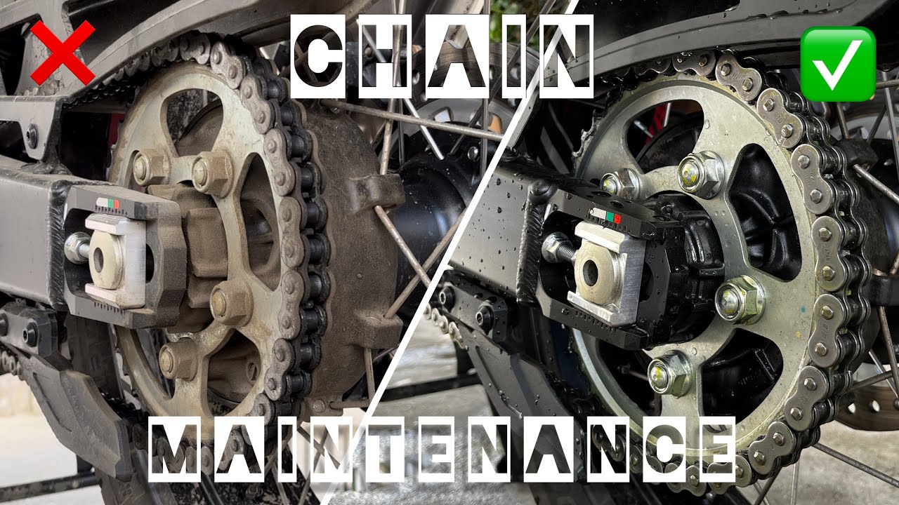HOW TO CLEAN YOUR MOTORCYCLE CHAIN👌 - YouTube