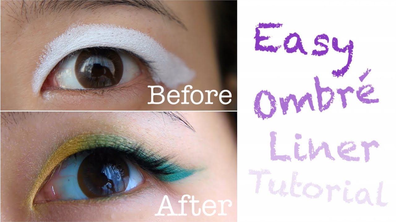 Makeup 101: Easy Ombré Liner Tutorial (Great for Monolids & Beginners ...