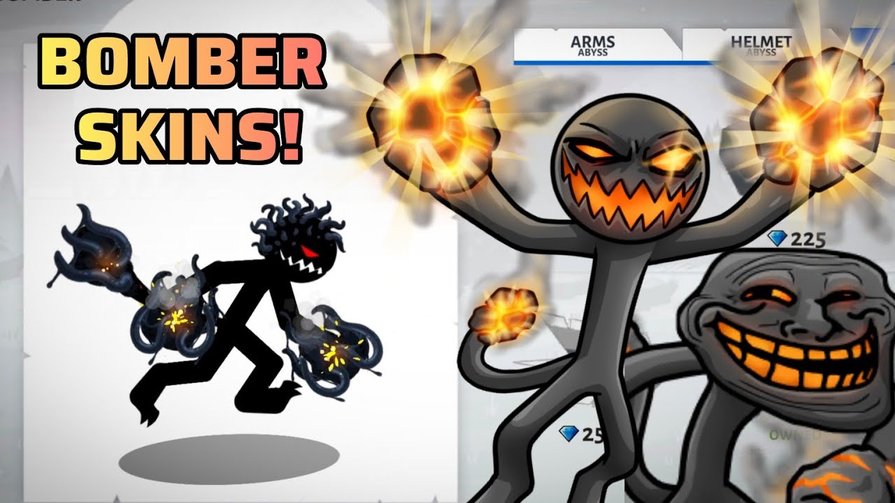 New Bomber Skins Added! I Bought Them! Lots Of Chest Opening! Stick War ...
