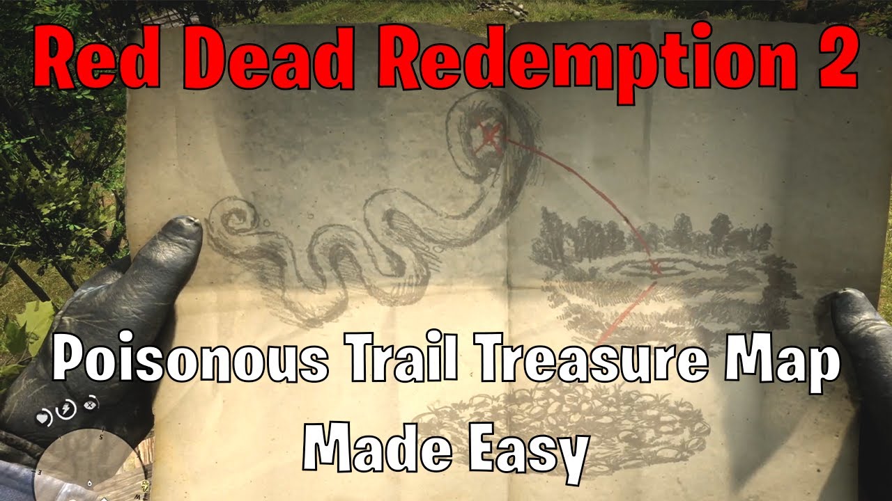 Poisonous Trail Treasure Location Made Easy | Red Dead Redemption 2 ...