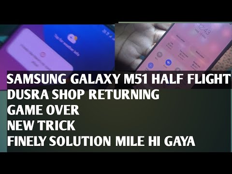 All samsung half flight mode solution/ samsung m51 half flight mode problem - YouTube