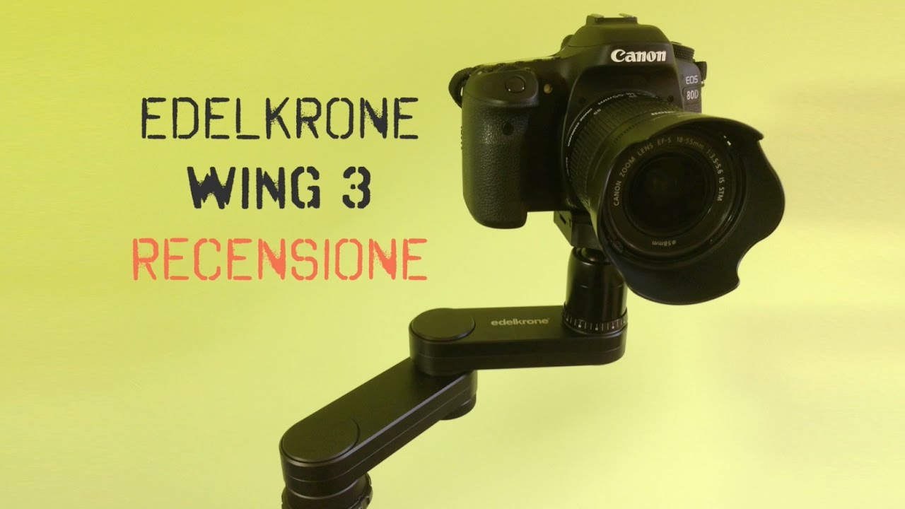 Slider per riprese video Edelkrone WING 3 review - YouTube
