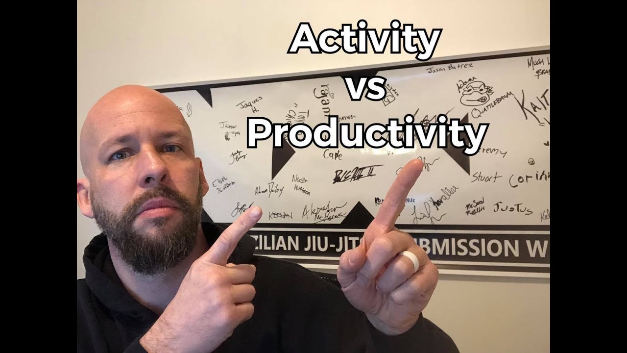 Activity vs Productivity - YouTube