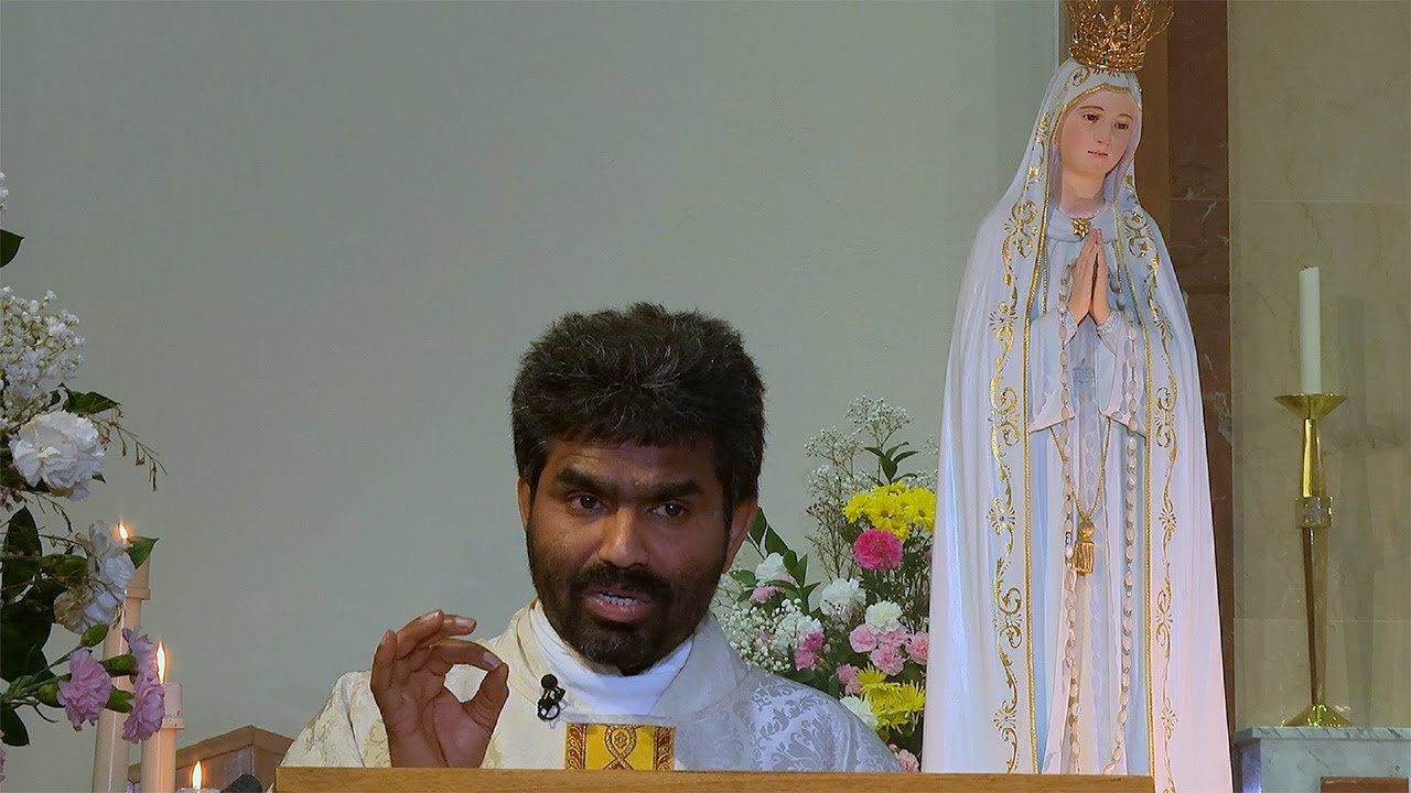 Praying to Jesus Through Mary: Fr Theva Kingsley. A Day With Mary - YouTube