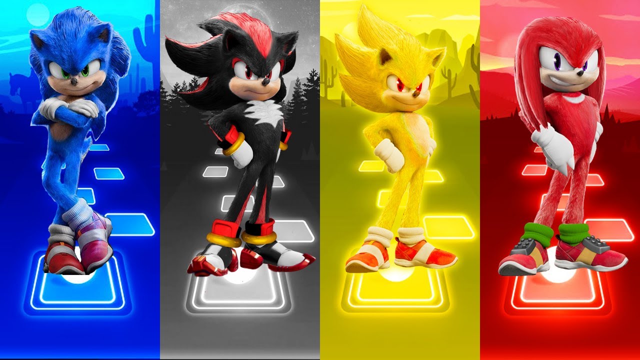 Sonic 🟠 Shadow 🟠 Super Sonic 🟠 Knuckle (Kiss Me More x Enemy x Flower x ...