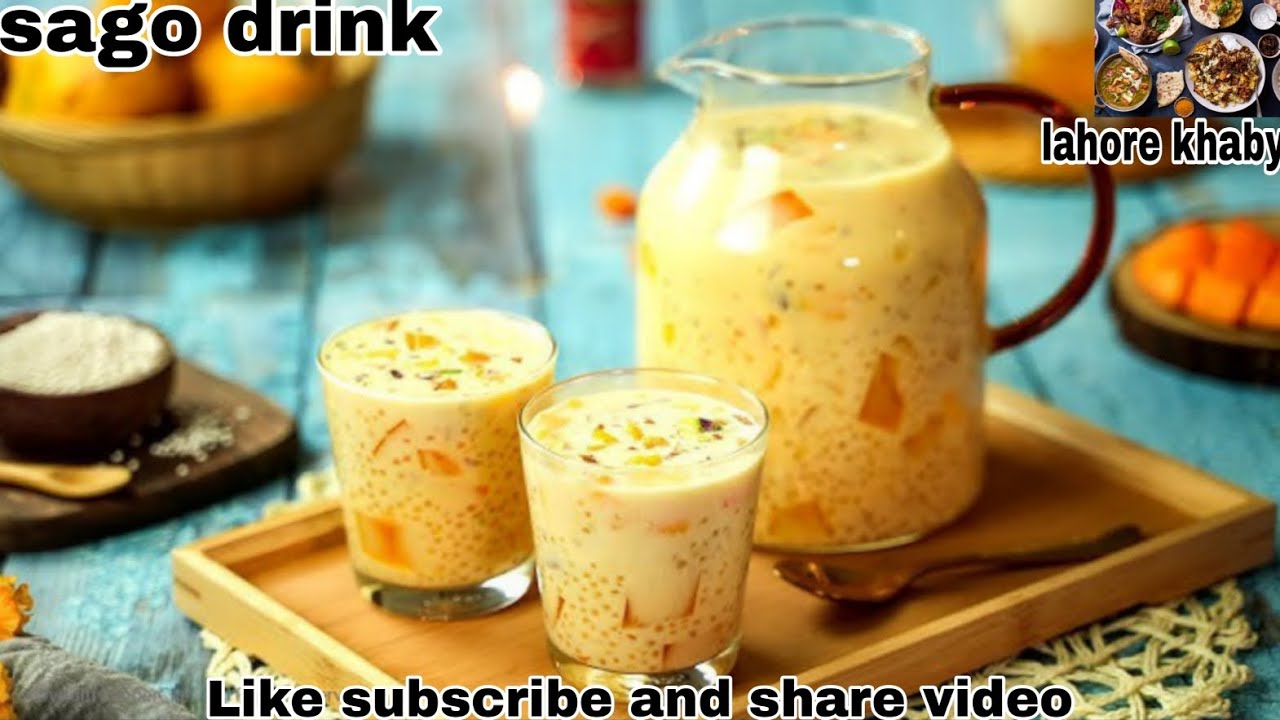 Sago Drink Healthy drink Like subscribe and share video - YouTube