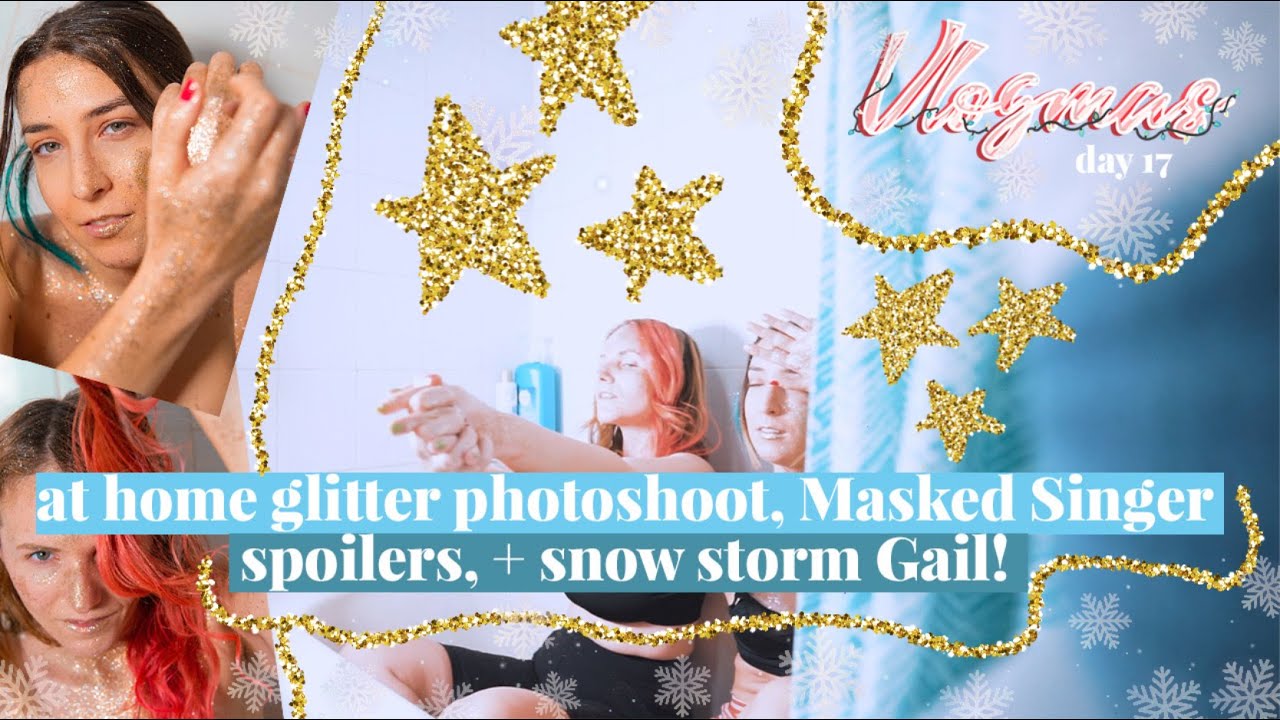 AT-HOME GLITTER PHOTOSHOOT, MASKED SINGER FINALE & SNOW STORM GAIL HITS ...