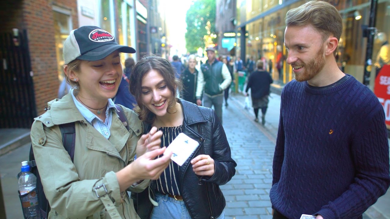 THEY CAN'T BELIEVE IT! | Steven Bridges Street Magic - YouTube