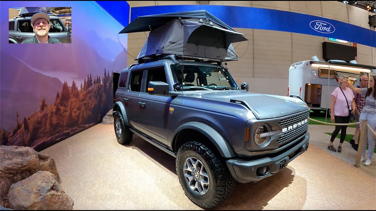 Ford Bronco SUV Cabrio us truck Thule roof top tent Camper all new ...