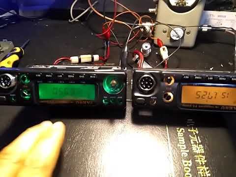 Yaesu FT-2200 reparación luz display LED - YouTube