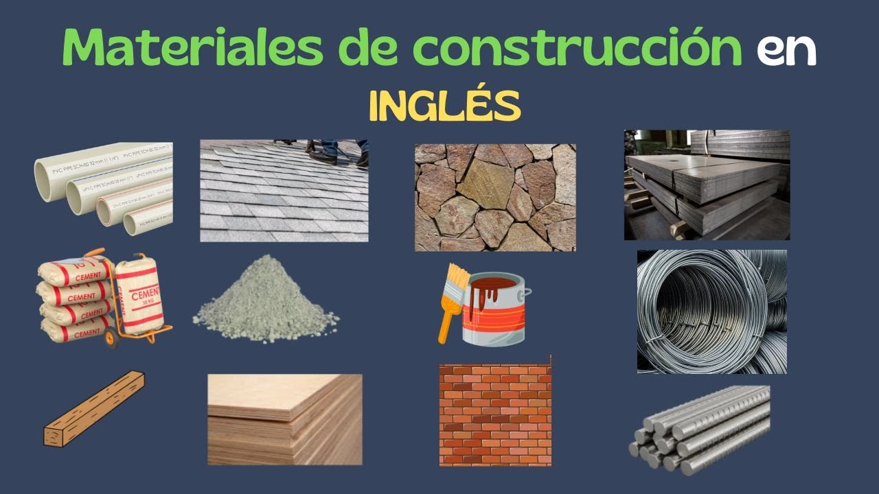 Aprenda el nombre de los materiales de construcción en Ingles ...