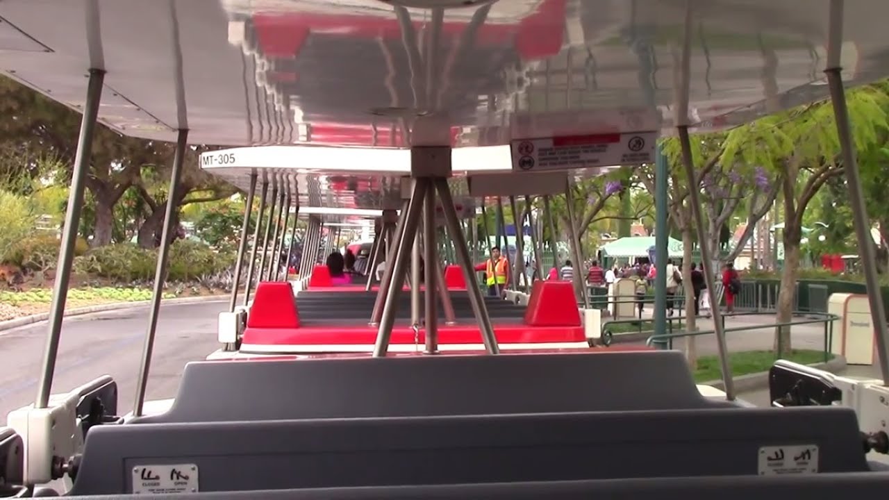 Disneyland Tram Ride To Parking Structure From Resort - YouTube