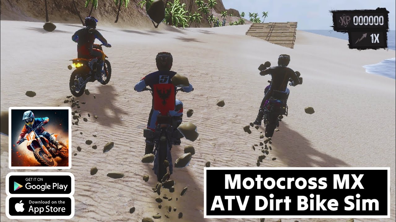 Motocross MX ATV Dirt Bike Sim (Android, iOS) Mobile Gameplay | Offline ...