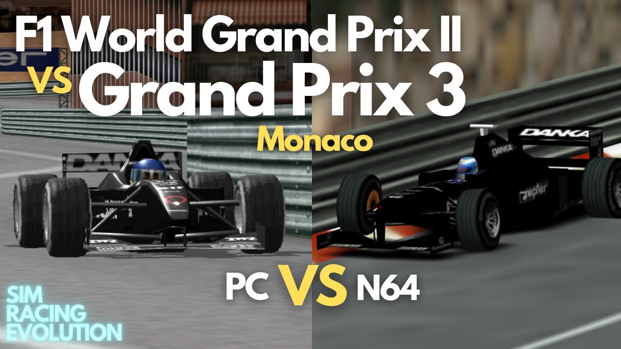 Grand Prix 3 (PC) vs F1 World Grand Prix II (N64) | Monaco | Arrows A19 ...