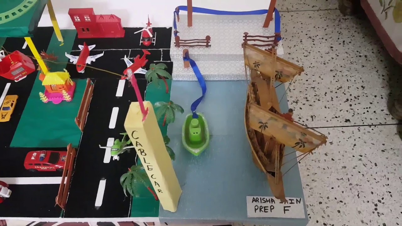 Project on modes of transportation made by Arisha Jain with help of ...