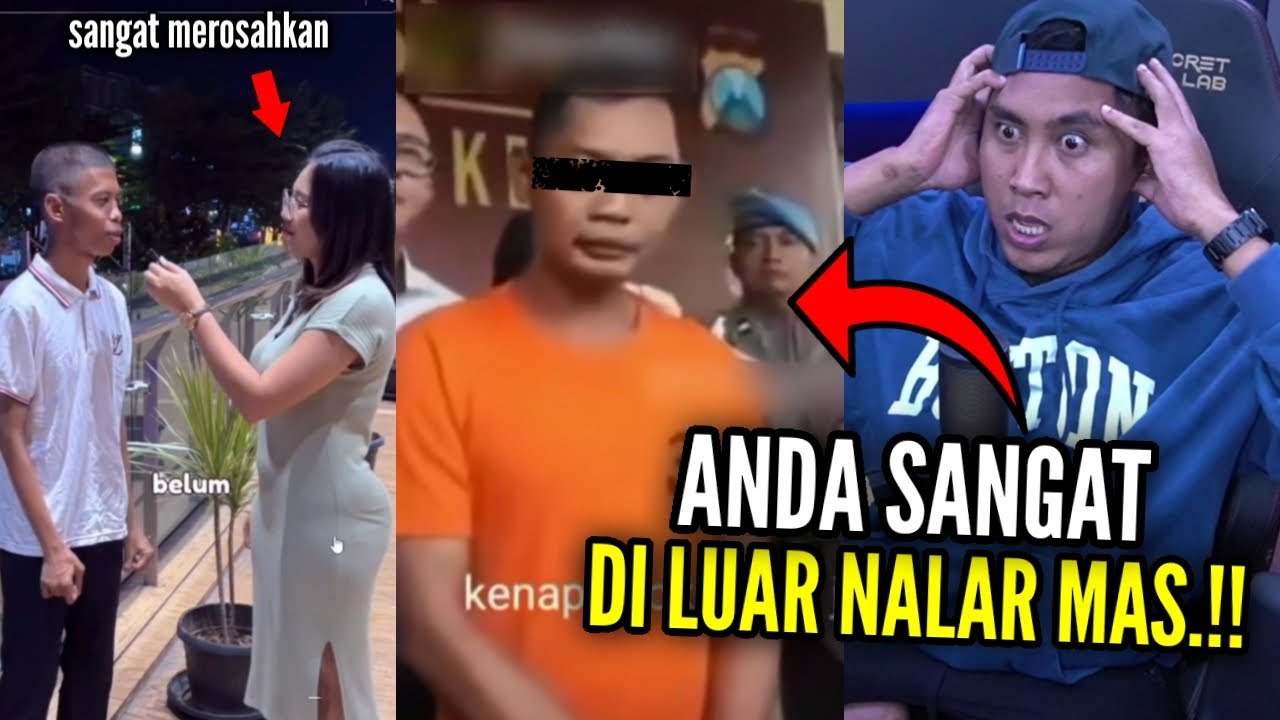 CUMA KARENA J4NDA MALAH BERUJUNG BAJU OREN‼️..REACT MEME KOCAK - YouTube