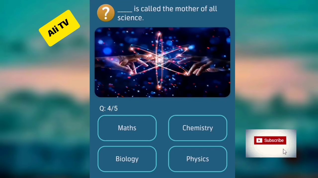 Is called the mother of all science | Ali TV - YouTube
