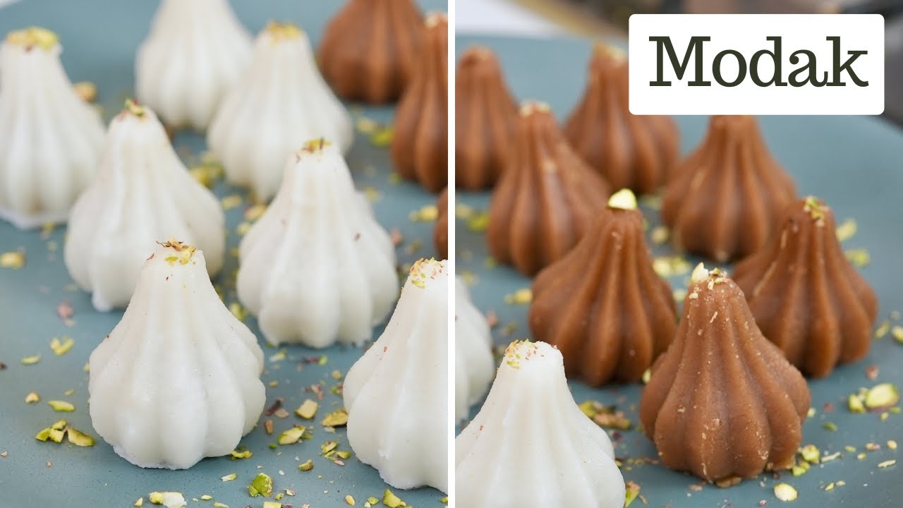 गणपति बाप्पा के लिए मोदक | Modak without Mould | Ukadiche Instant Modak ...