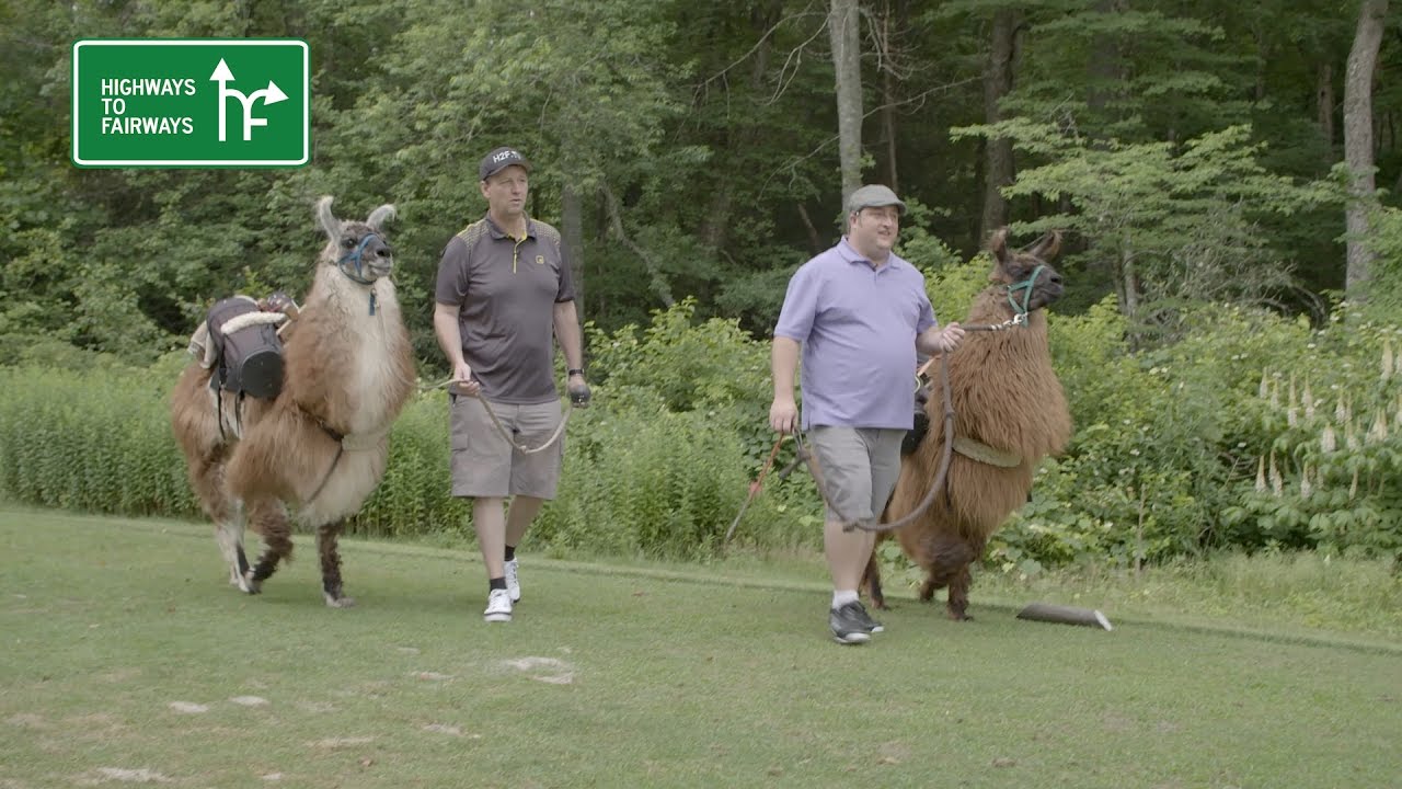LLAMA CADDIES | Highways to Fairways EP3 Trailer - Brevard - YouTube