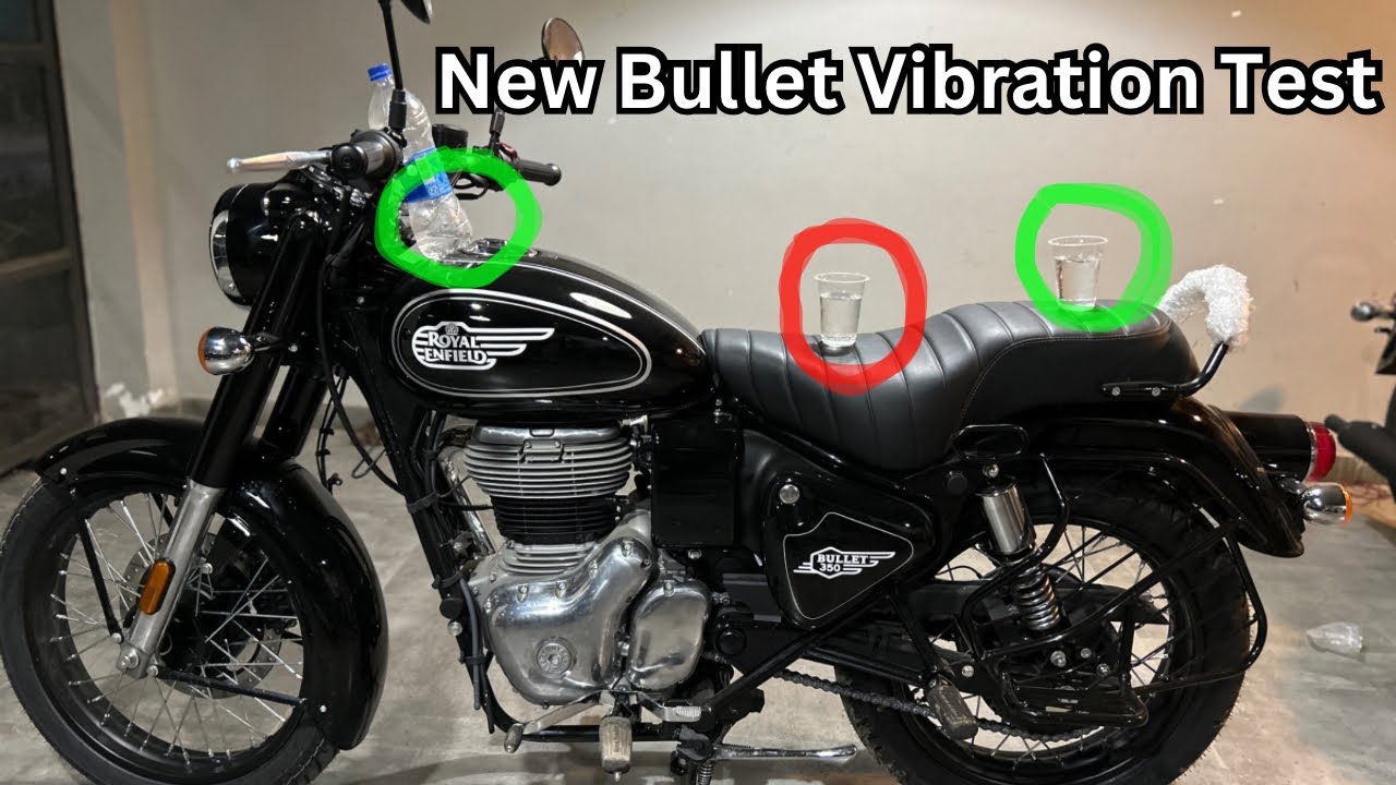 Royal Enfield Bullet 350 Vibration Test #bullet350 - YouTube