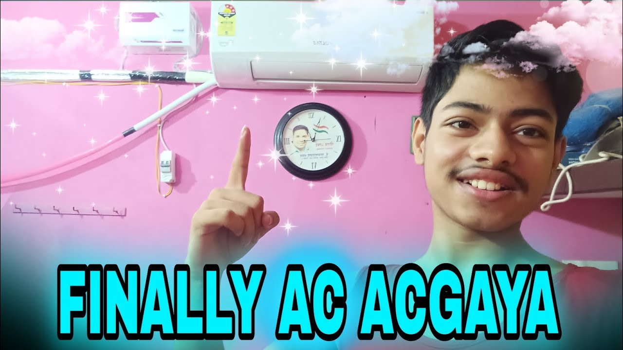 FINALLY AC AA GAYA || 🥳 || #firstvlog #volg #fitness #fitstvlog #ac - YouTube