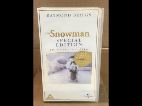 Original VHS Opening and Closing to The Snowman Special Edition UK VHS ...