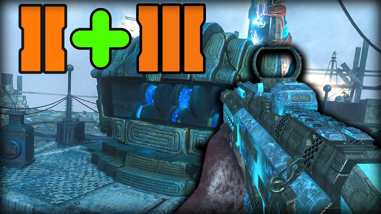 BO3 Origins With BO2 Guns (COD Zombies Mods) - YouTube