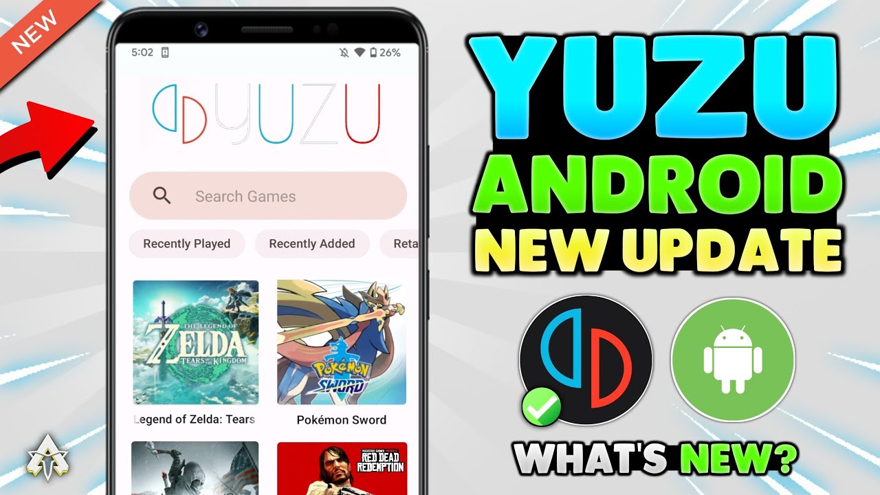 Yuzu Emulator Android V50 NEW Update! What's New? | Nintendo Switch ...